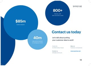 Synerise AI Growth Cloud, solution overview | PDF
