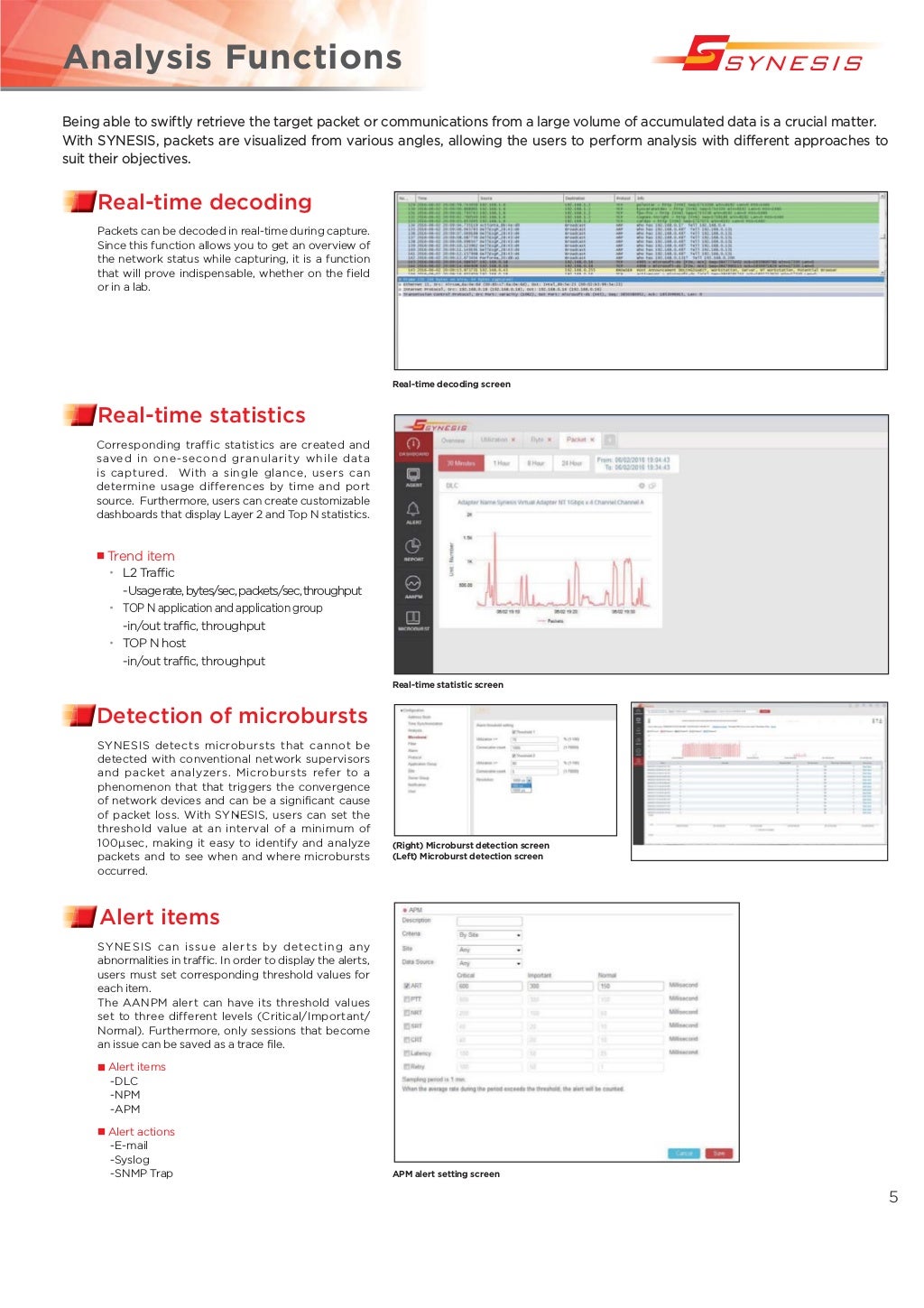 Brosur Synesis - Network Data Recorder Brosur Synesis - Network Data Recorder