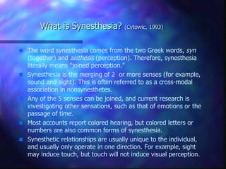 Synesthesia | PPT