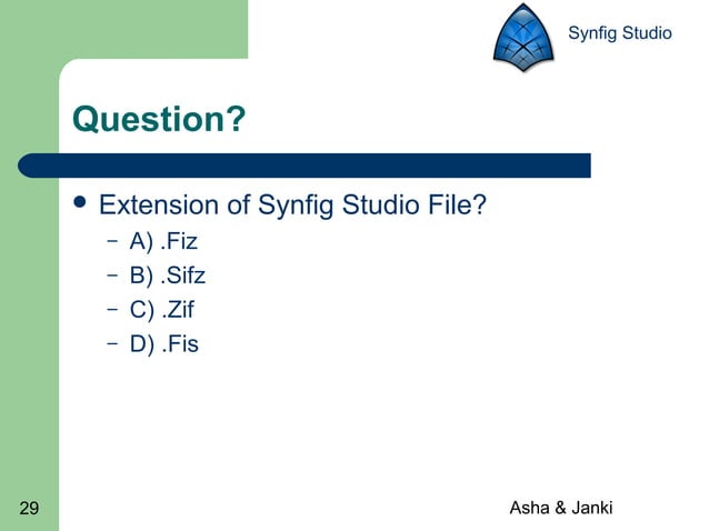 Synfig | PPT | Graphics Software | Computer Software and Applications