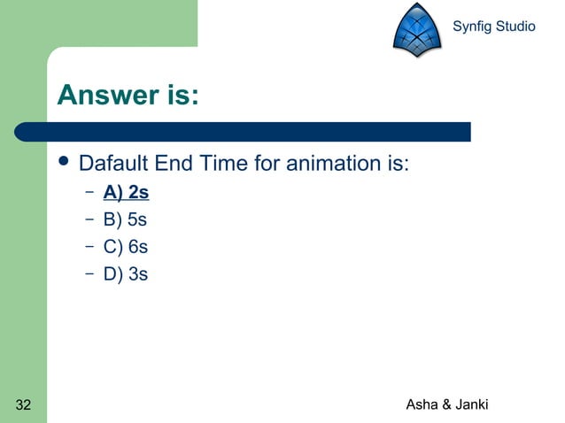 Synfig | PPT | Graphics Software | Computer Software and Applications
