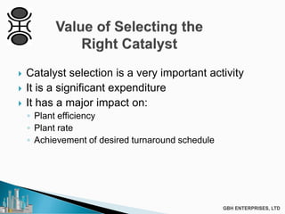Syngas Catalyst Selection Criteria | PPT