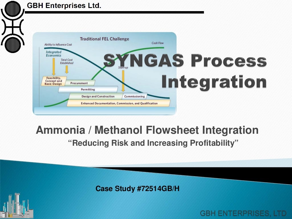 Syngas Production Process Flow Diagram 6.1. Commercial Techn