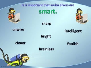 Diving Deep for Synonyms and Antonyms | PPT