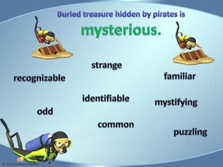 Diving Deep for Synonyms and Antonyms | PPT