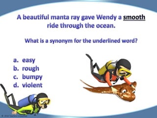 Diving Deep for Synonyms and Antonyms | PPT