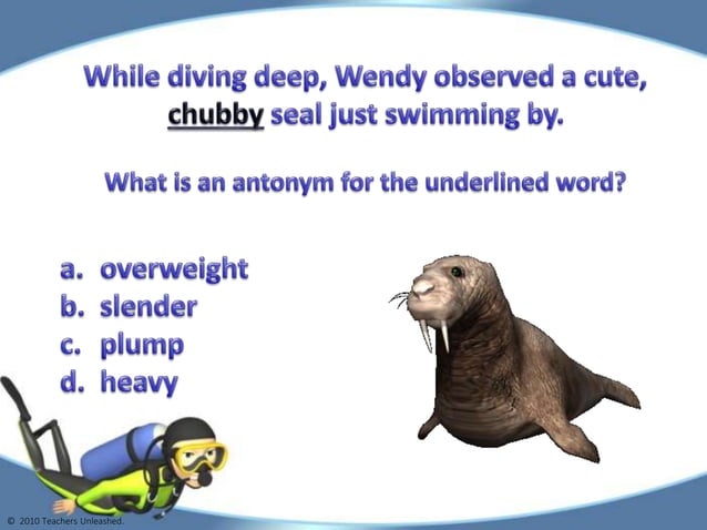 Diving Deep for Synonyms and Antonyms | PPT