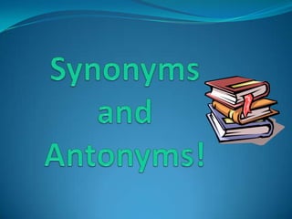 Synonym and Antonym PowerPoint | PPTX