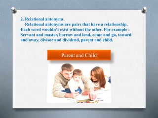 Synonym, Antonym, and Hyponym | PPTX