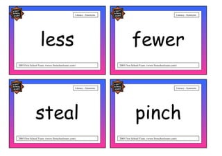 Synonym flashcards (set 2) | PPT