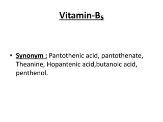 Synonym of vitamins | PPT