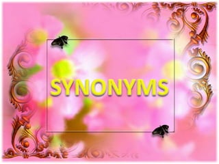 SYNONYMS - TIGHT CORNERS BY ROBYHEP | PPTX