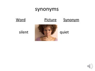 Synonyms and Antonyms | PPT