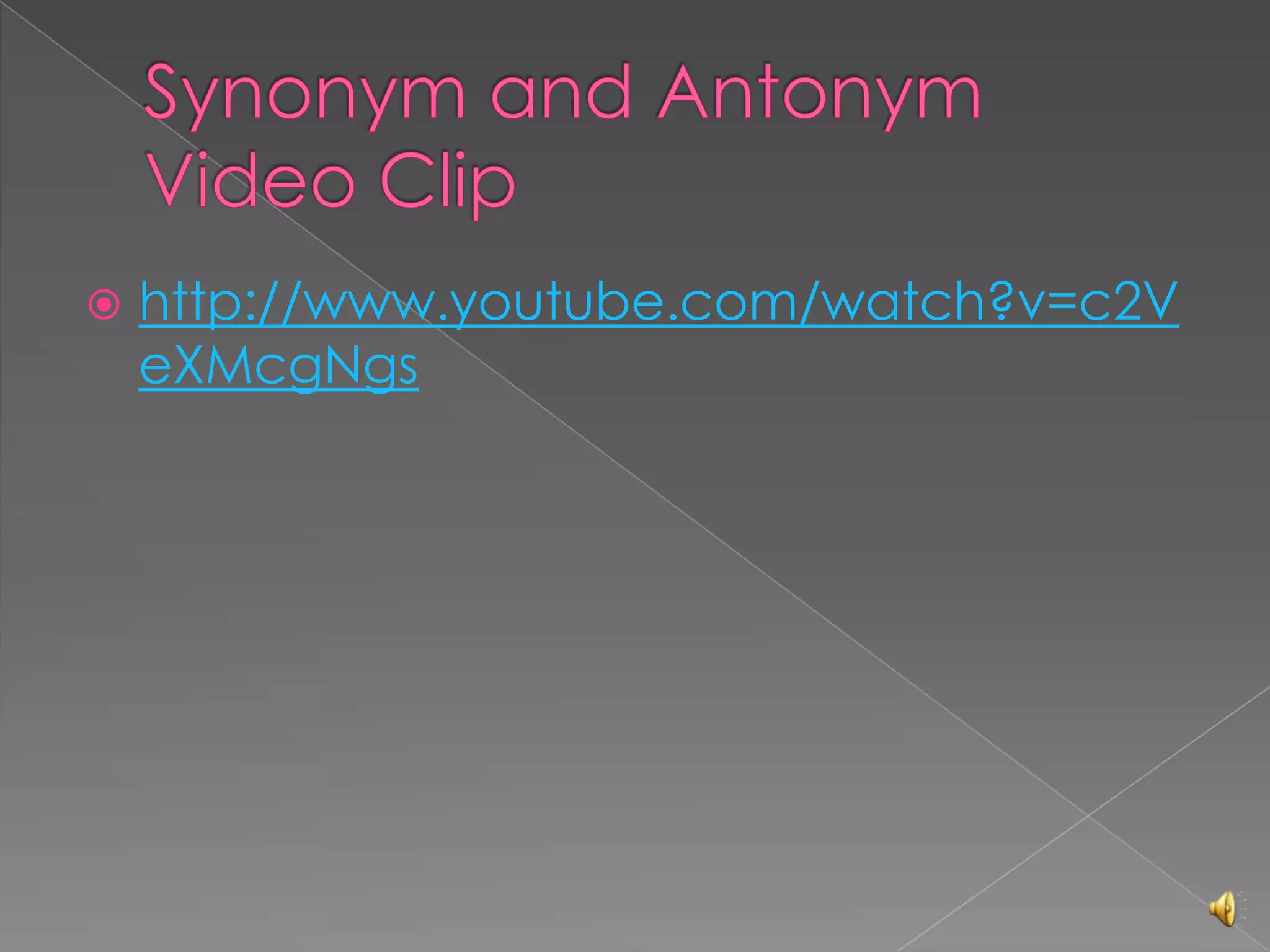 Synonyms and Antonyms | PPTX