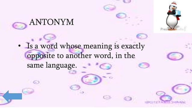 Synonyms and Antonyms | PPTX