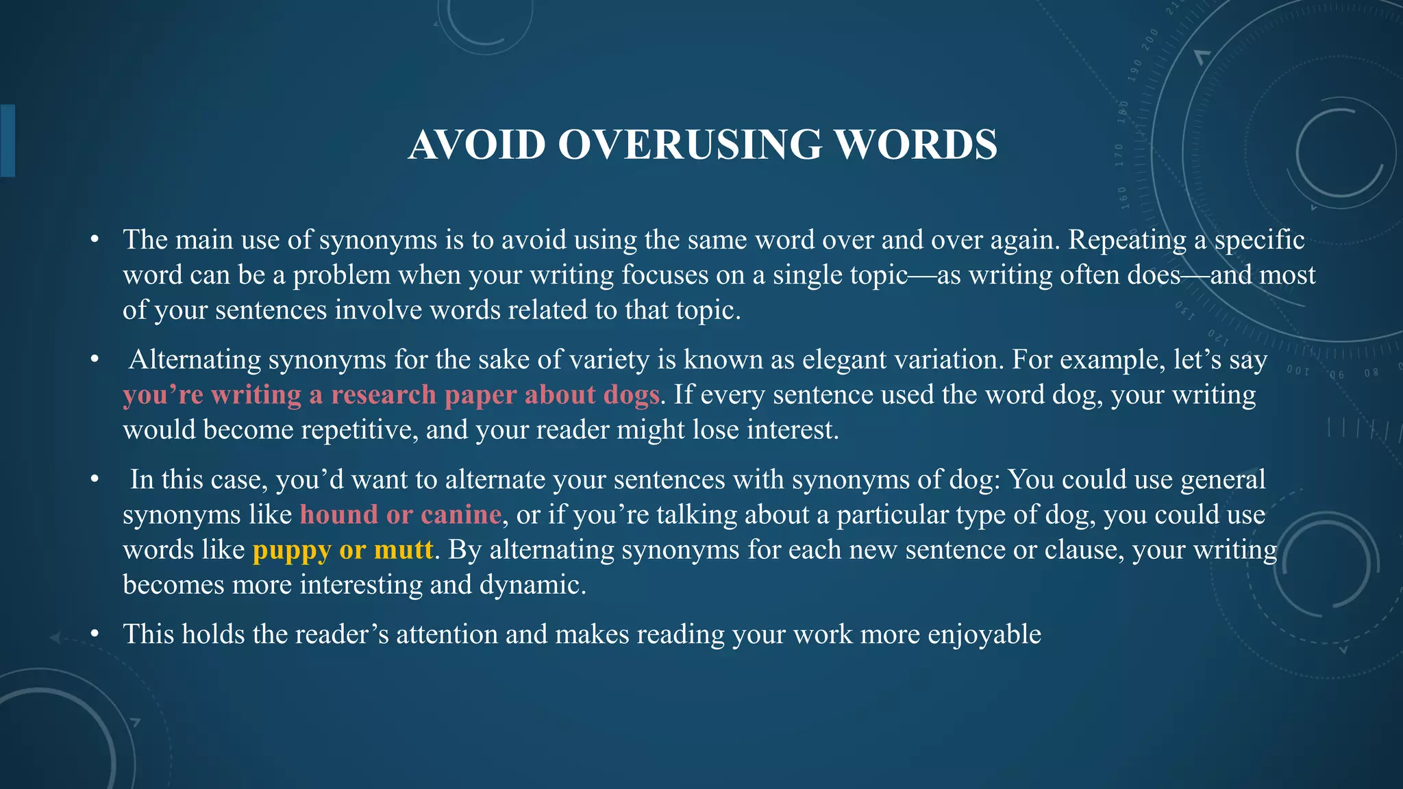 Synonyms and Antonyms.pptx | Dogs | Pets