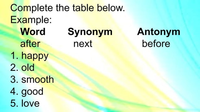 Grade 4 English -Synonyms and Antonyms.pptx