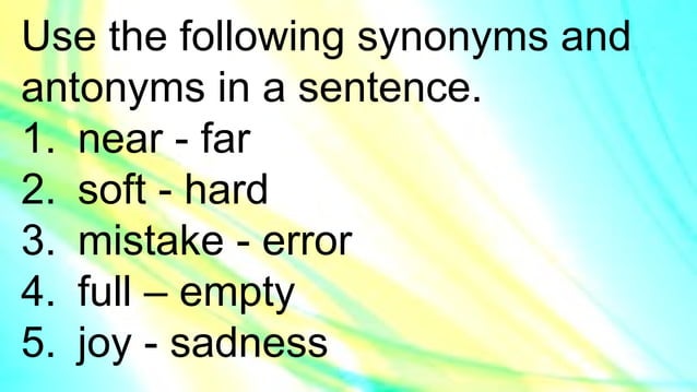 Grade 4 English -Synonyms and Antonyms.pptx