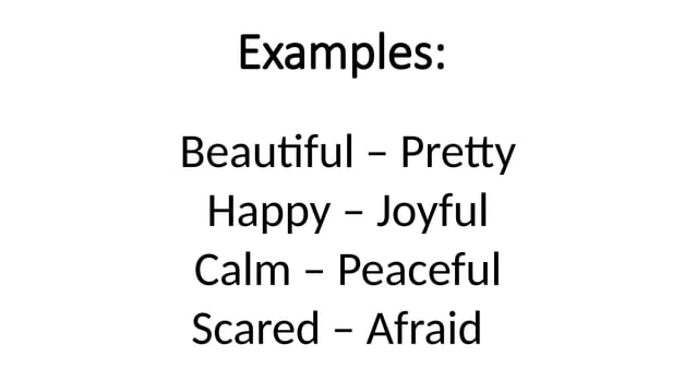 Difference between Synonyms and Antonyms.pptx | Free Download