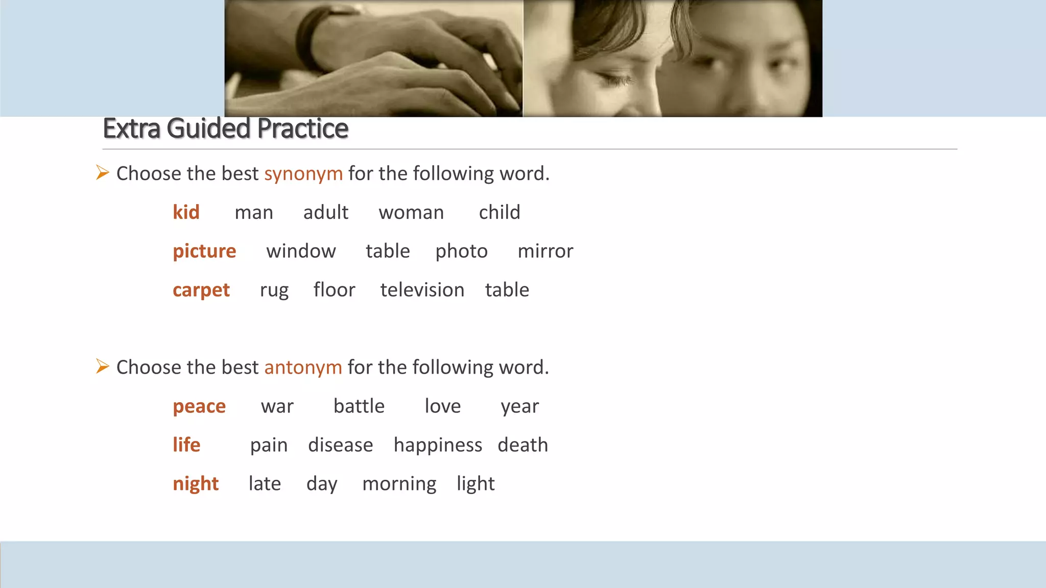 Synonyms and Antonyms Presentation.ppt
