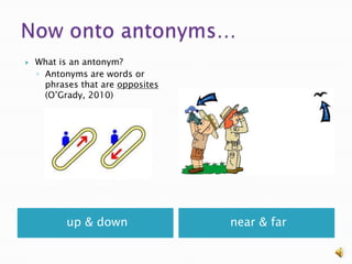 Synonyms & Antonyms, A Grammar Mini-Lesson | PPTX
