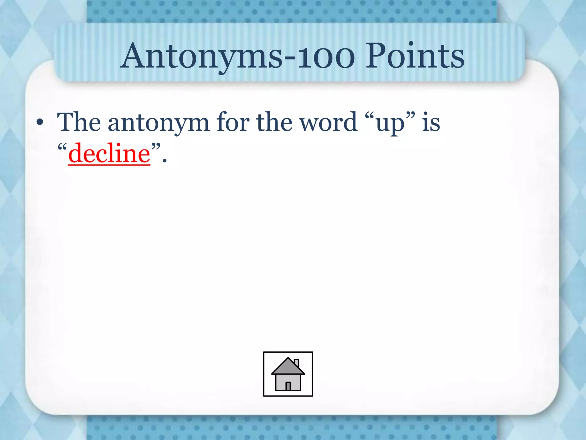 Synonyms, antonyms, homonyms | PPTX