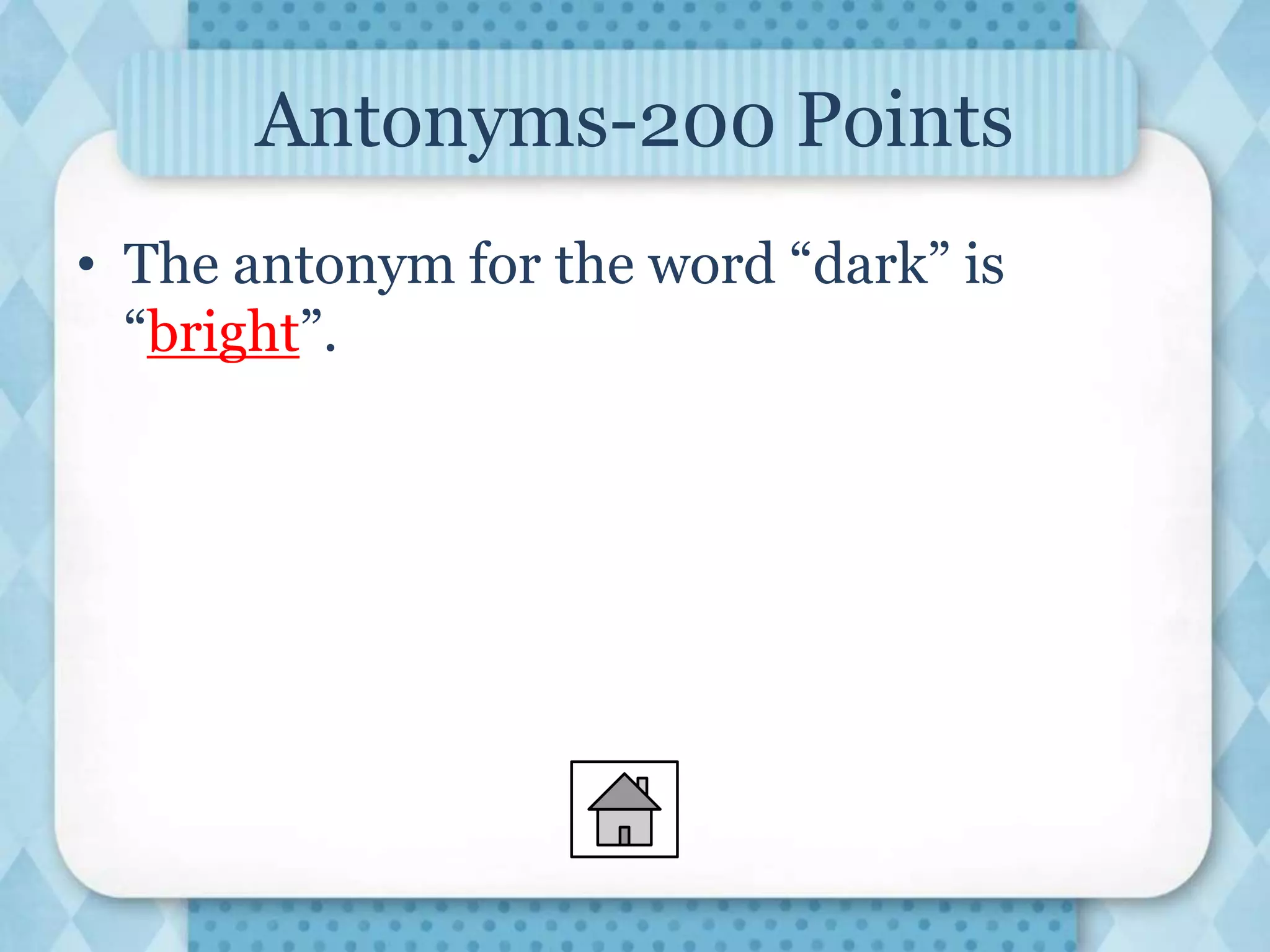 Synonyms, antonyms, homonyms | PPTX