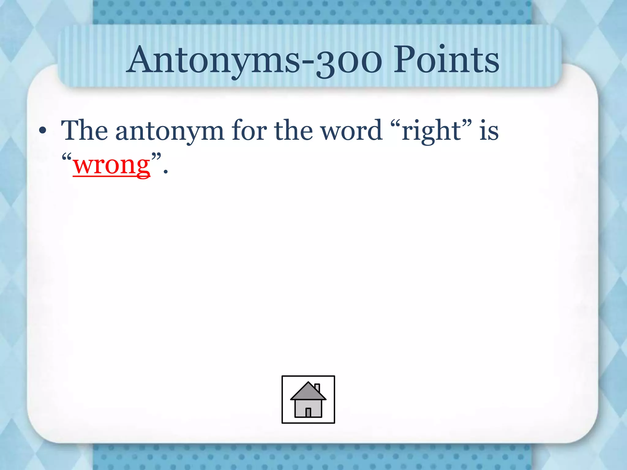 Synonyms, antonyms, homonyms | PPTX