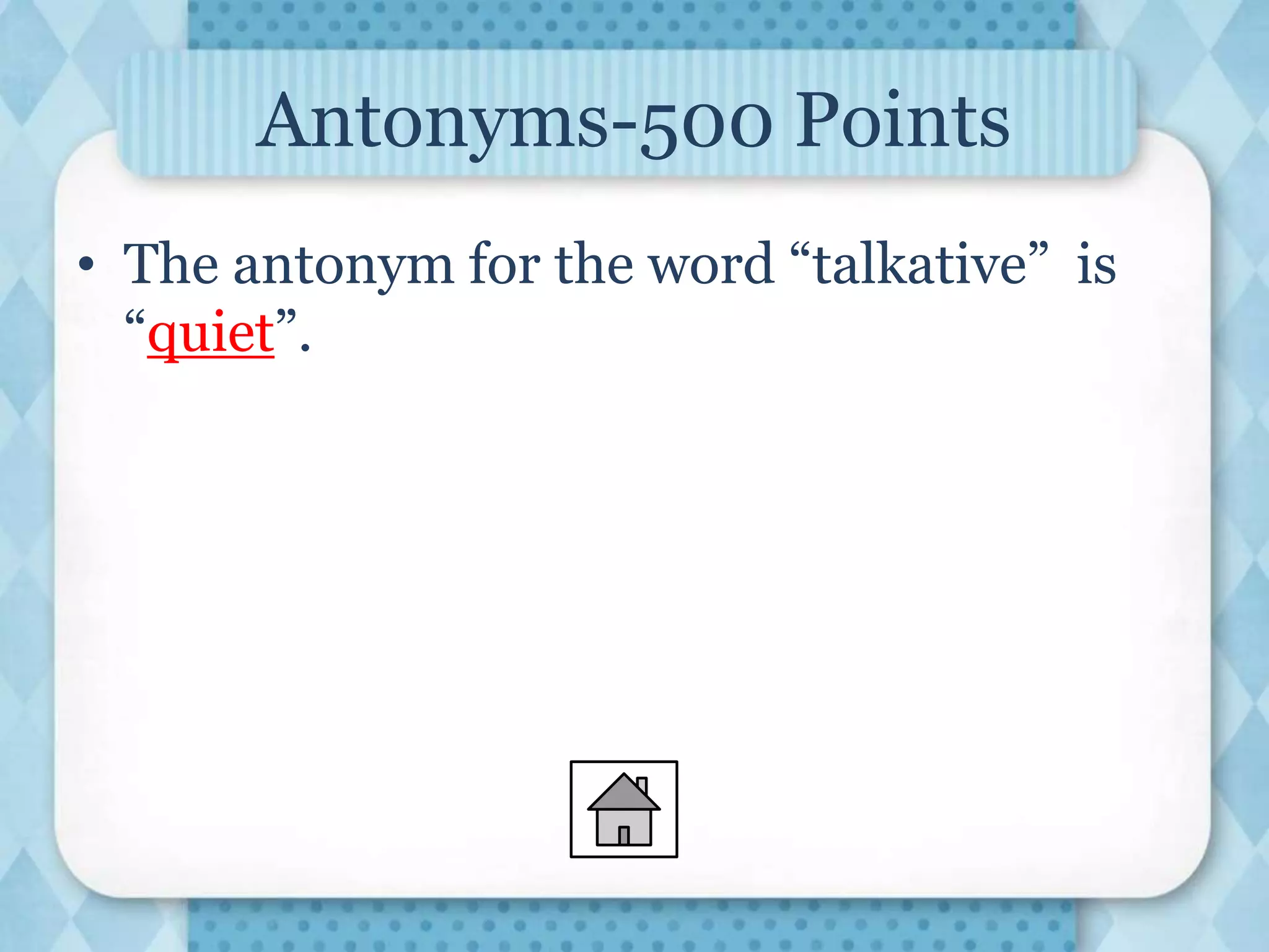 Synonyms, antonyms, homonyms | PPTX