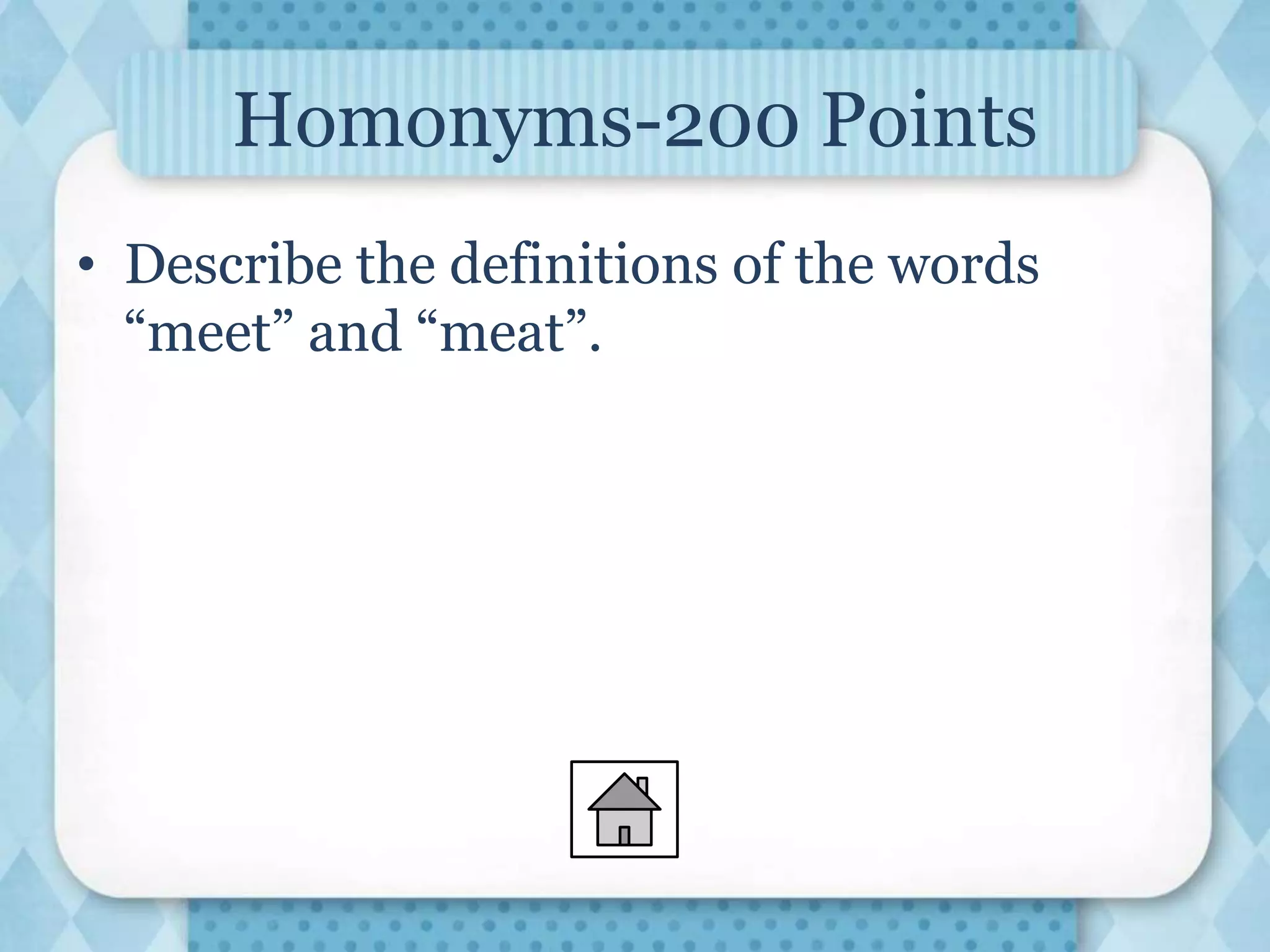 Synonyms, antonyms, homonyms | PPTX