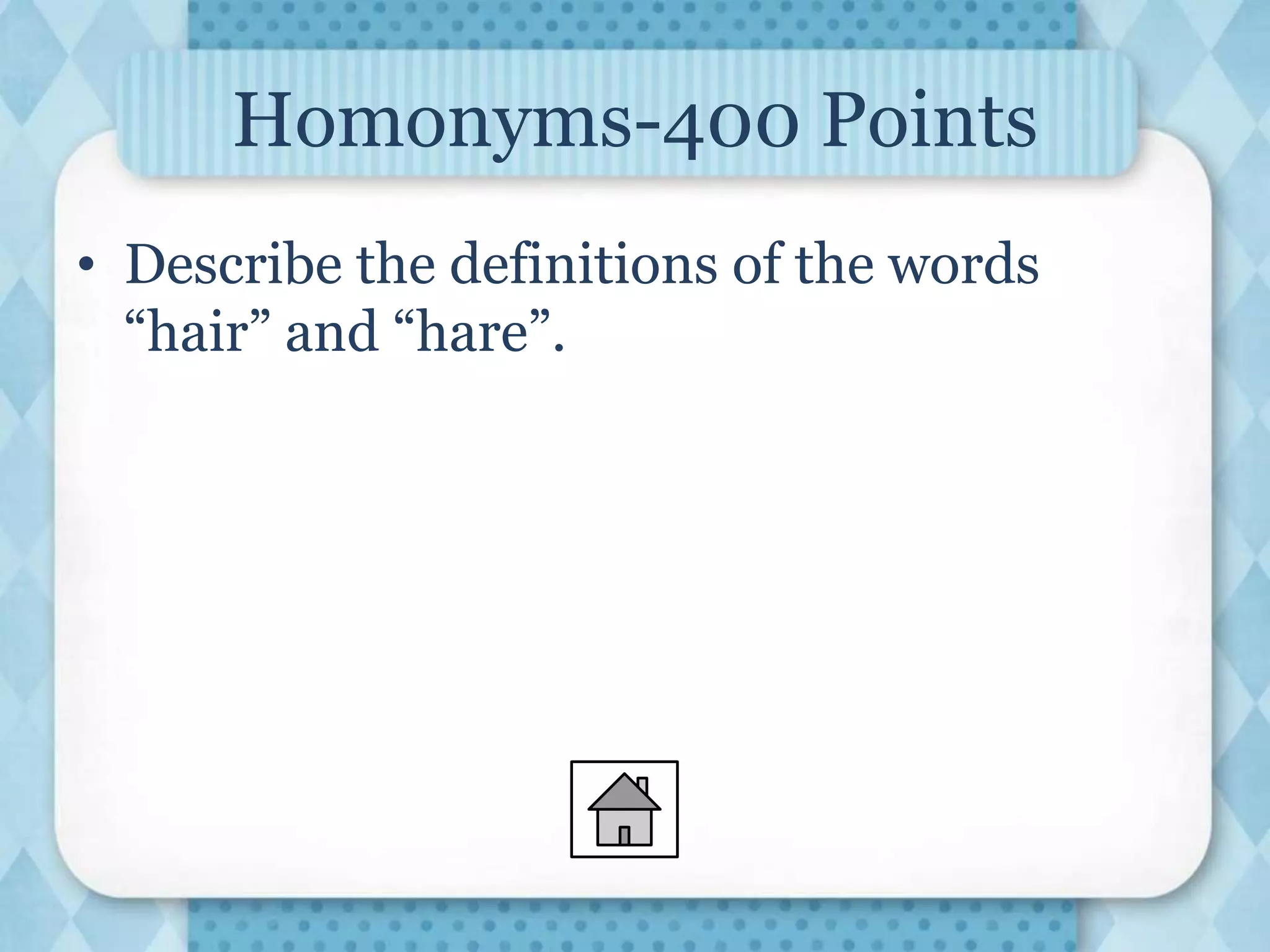 Synonyms, antonyms, homonyms | PPTX