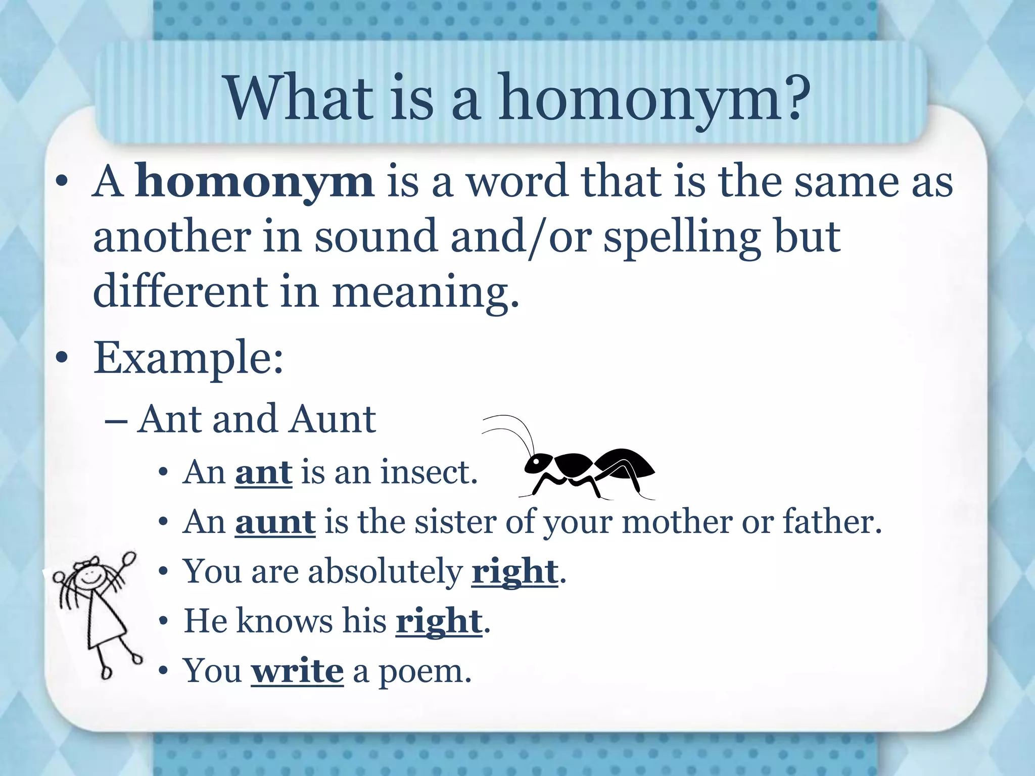 Synonyms, antonyms, homonyms | PPTX