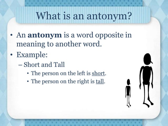 Synonyms, antonyms, homonyms | PPTX