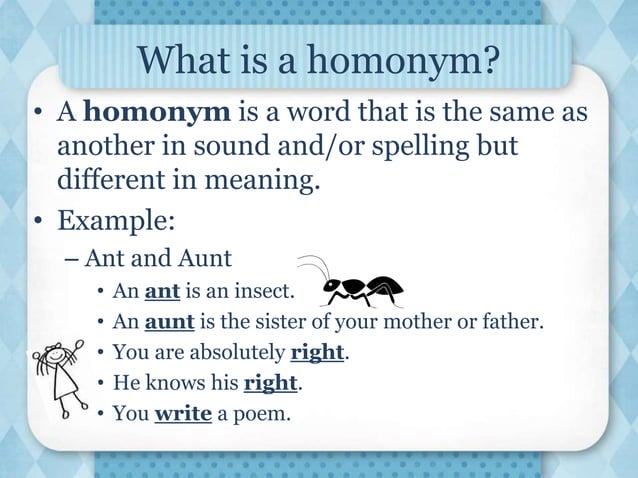 Synonyms, antonyms, homonyms | PPTX