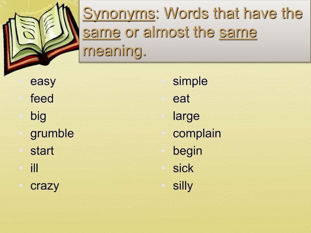Synonyms, antonyms, homophones, homographs powerpoint | PPTX