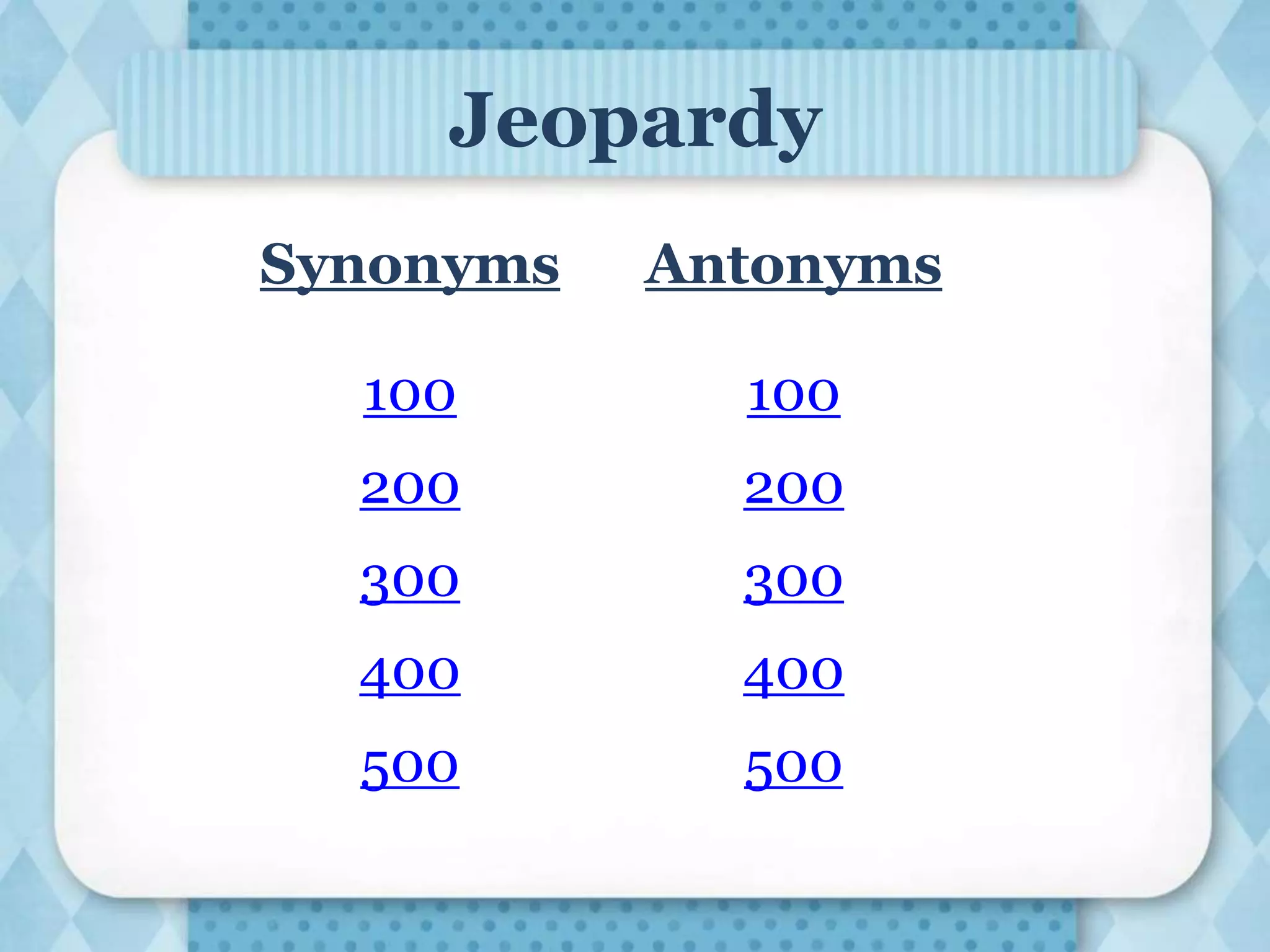 Synonyms, antonyms powerpoint | PPTX