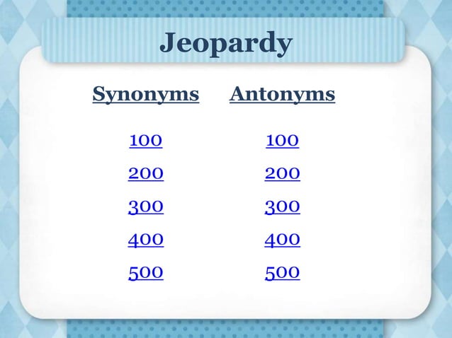 Synonyms, antonyms powerpoint | PPTX