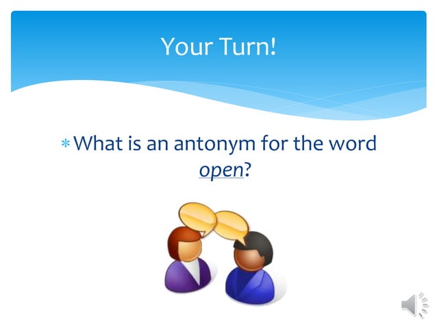 Synonyms & antonyms wagner | PPT