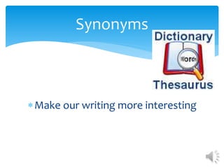 Synonyms & antonyms wagner | PPTX