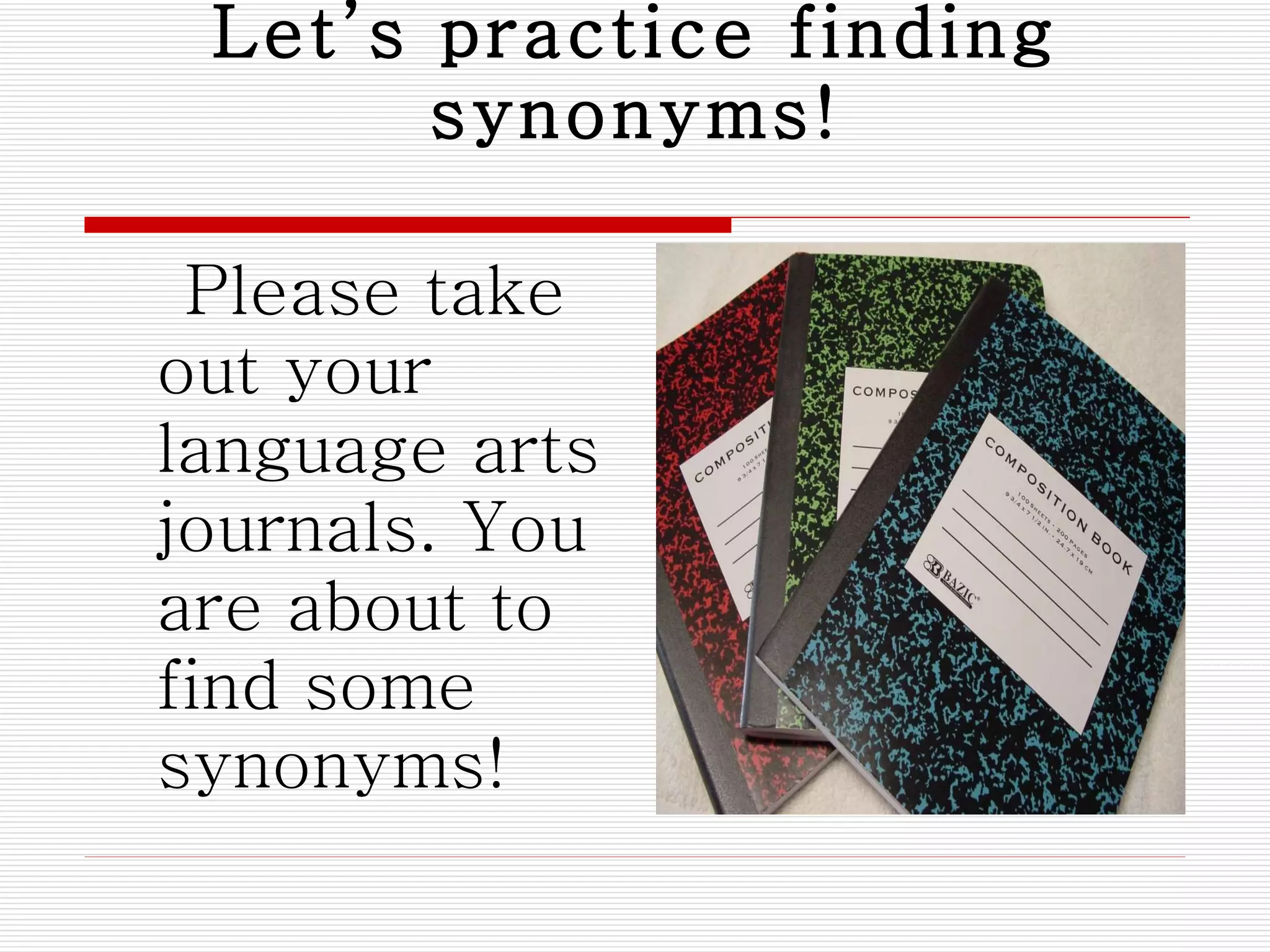 Synonyms power point | PPT