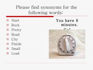 Synonyms power point | PPT