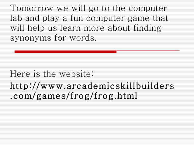 Synonyms power point | PPT