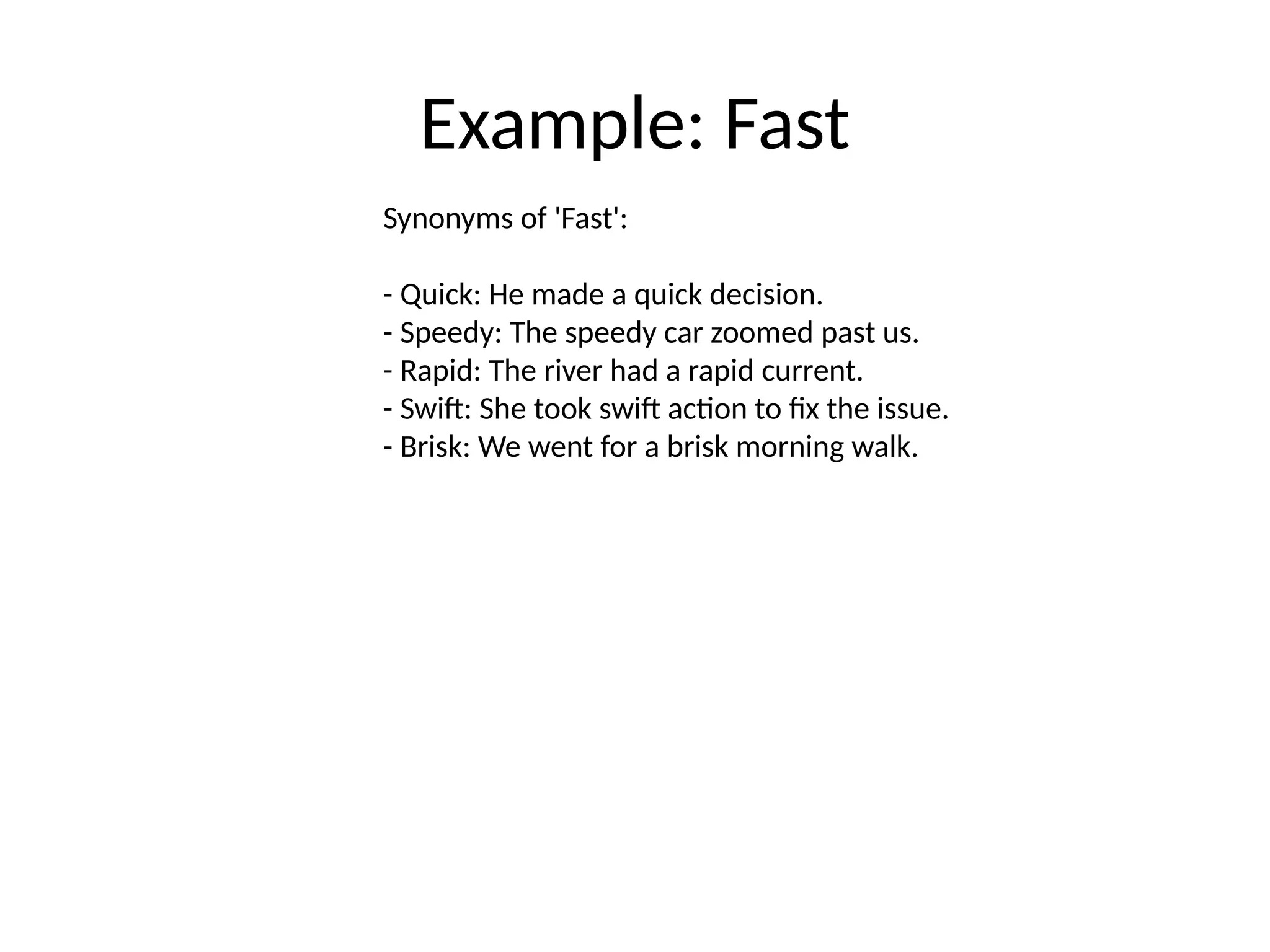 Synonyms_Presentation for learning purpose the synonyms is most useful ...