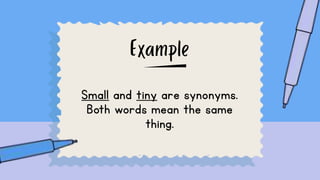 Synonyms Presentation in Purple Blue Illustrative Style.pptx