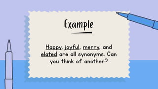 Synonyms Presentation in Purple Blue Illustrative Style.pptx