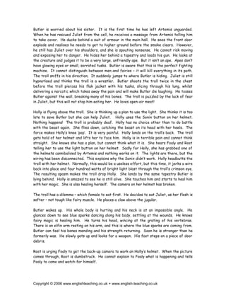 Artemis Fowl Chapter Synopisis | DOC