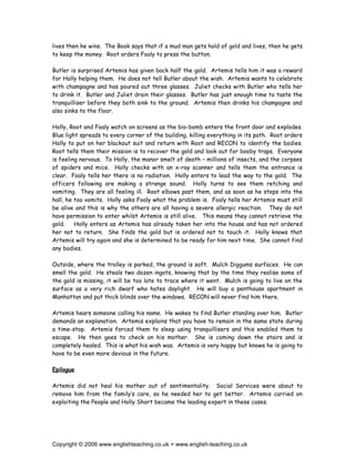 Artemis Fowl Chapter Synopisis | DOC