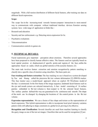 Synops emotion recognize | PDF