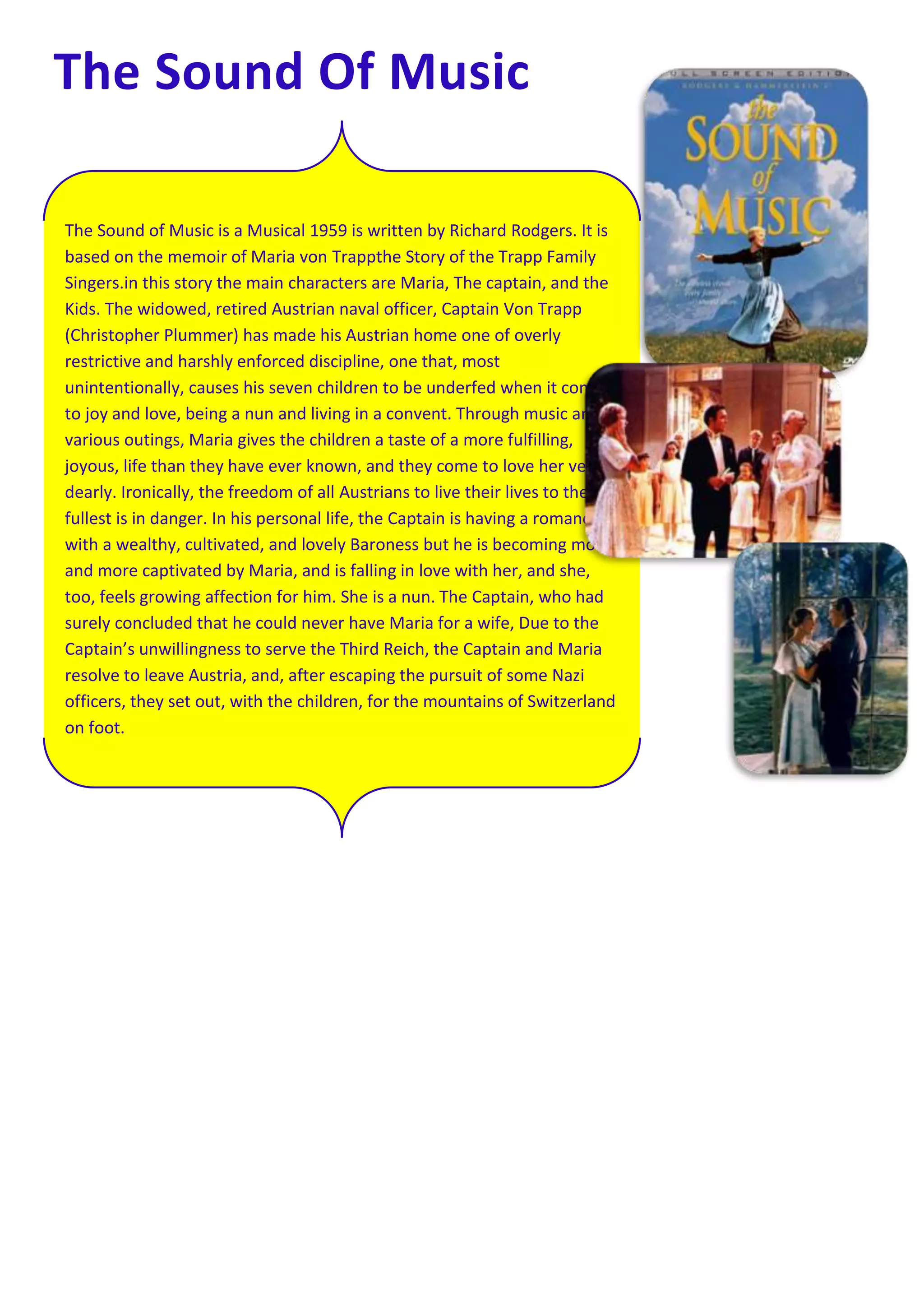 Synopsis | DOCX | Music | Entertainment