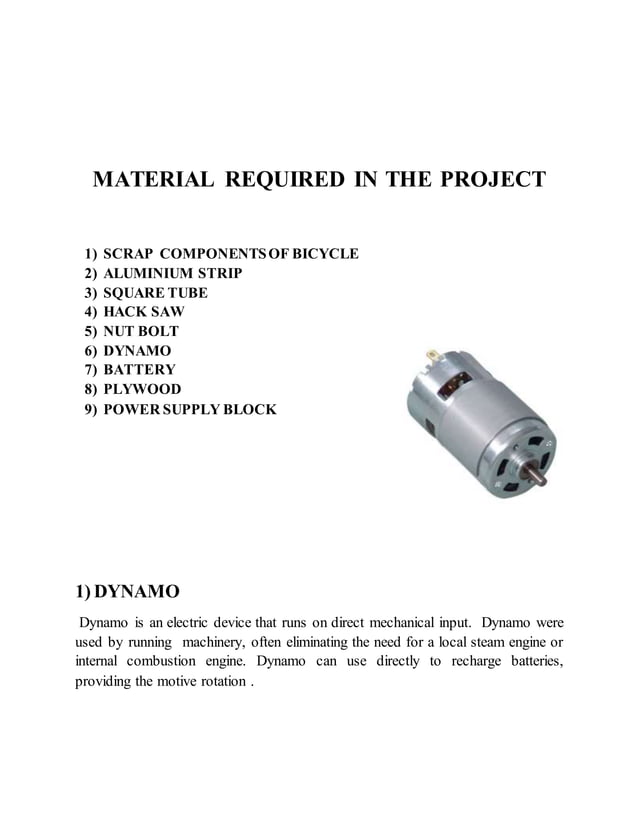 MECHANICAL PROJECT | PDF